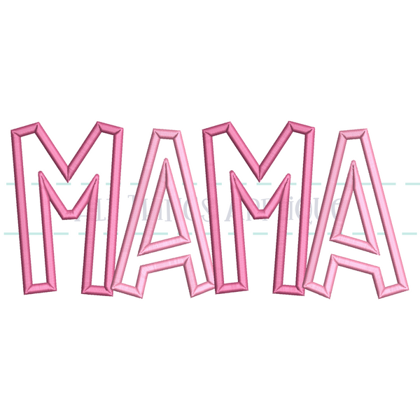Mama - Satin – allthingsapplique