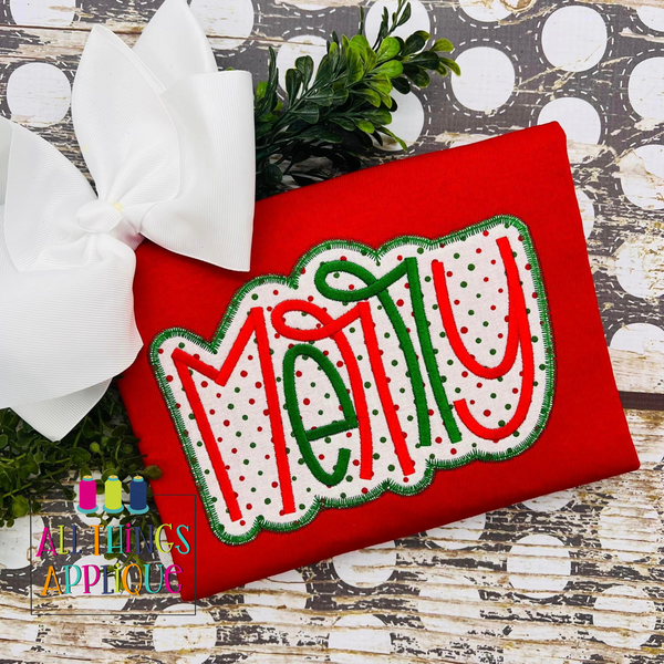 Merry - Satin – allthingsapplique