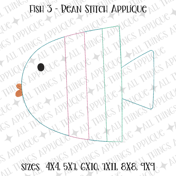 Fish 3 - Bean – allthingsapplique