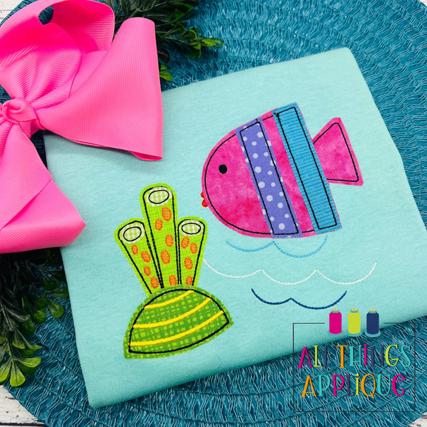 Coral - Bean – allthingsapplique