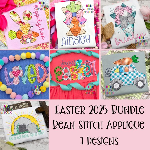 Easter 2025 Bundle - Bean – allthingsapplique