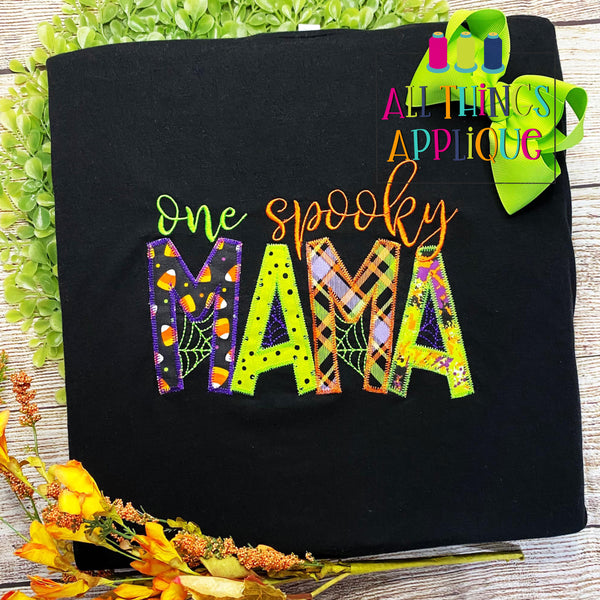 Spooky Mama - Zig Zag – allthingsapplique