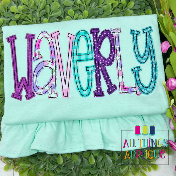 Stickleberry Applique Alphabet - Bean – allthingsapplique