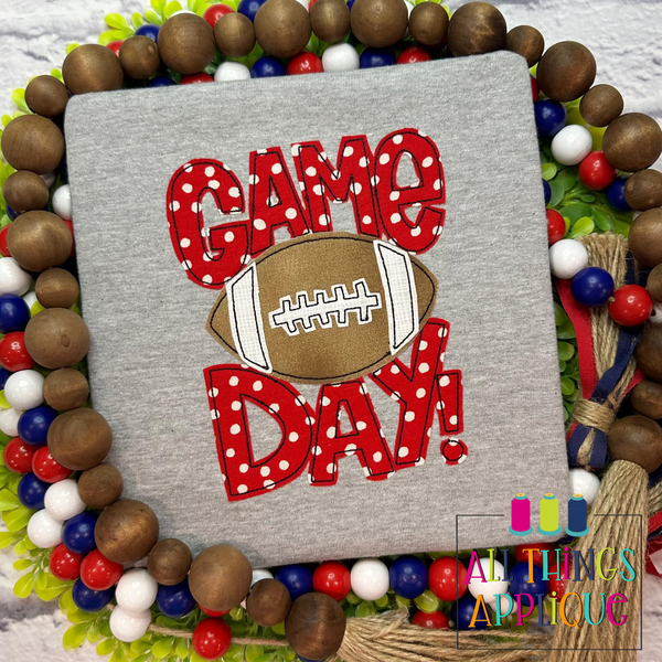 Game Day Football - Bean – allthingsapplique