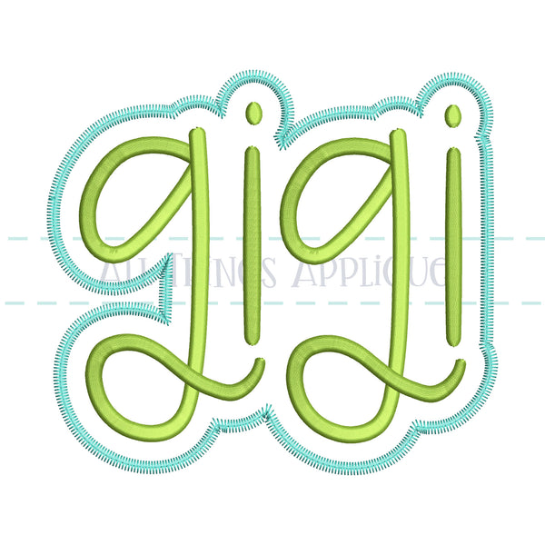 GiGi - Print - ZZ – allthingsapplique