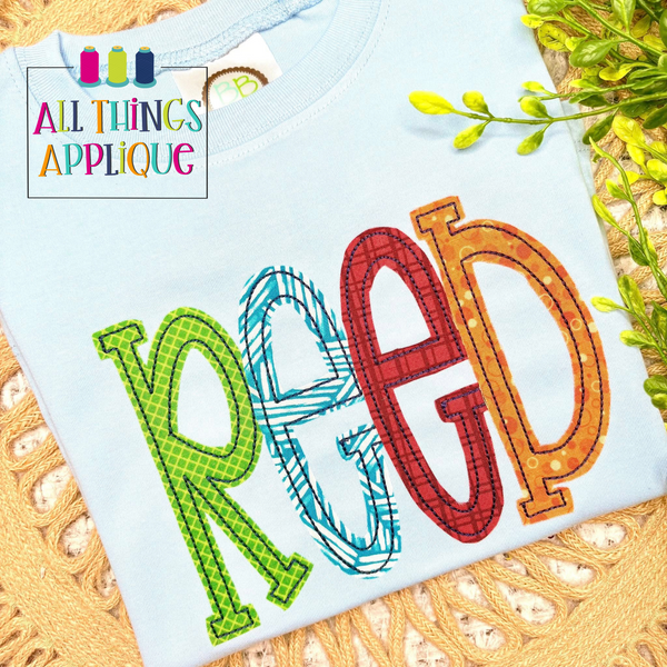 Stickleberry Applique Alphabet - Bean – allthingsapplique