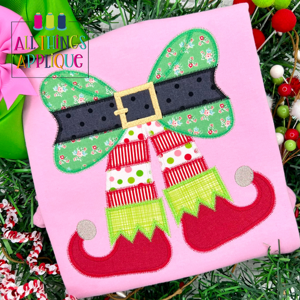Elf Bow - Zig Zag – allthingsapplique