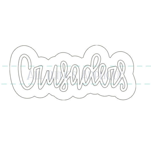 Crusaders - Cursive - Bean – allthingsapplique