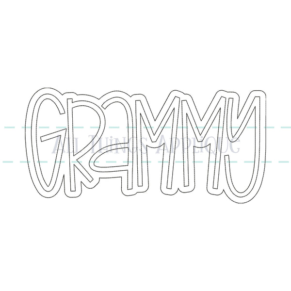 Grammy - Print - Bean – allthingsapplique