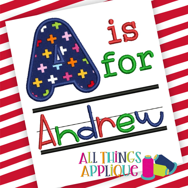 A is For Applique Alphabet – allthingsapplique
