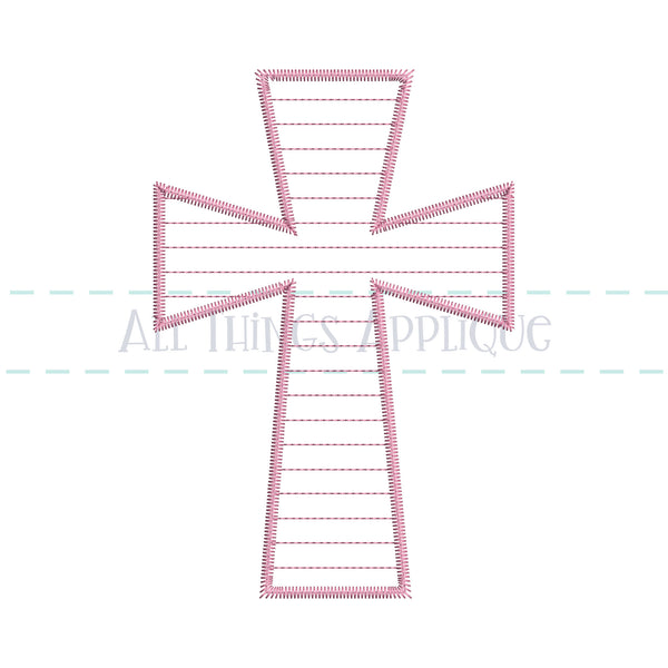 Religious Cross Faux Chenille Applique Design – allthingsapplique