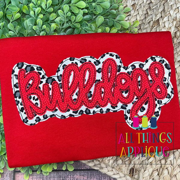 Bulldogs - Cursive - Bean – allthingsapplique