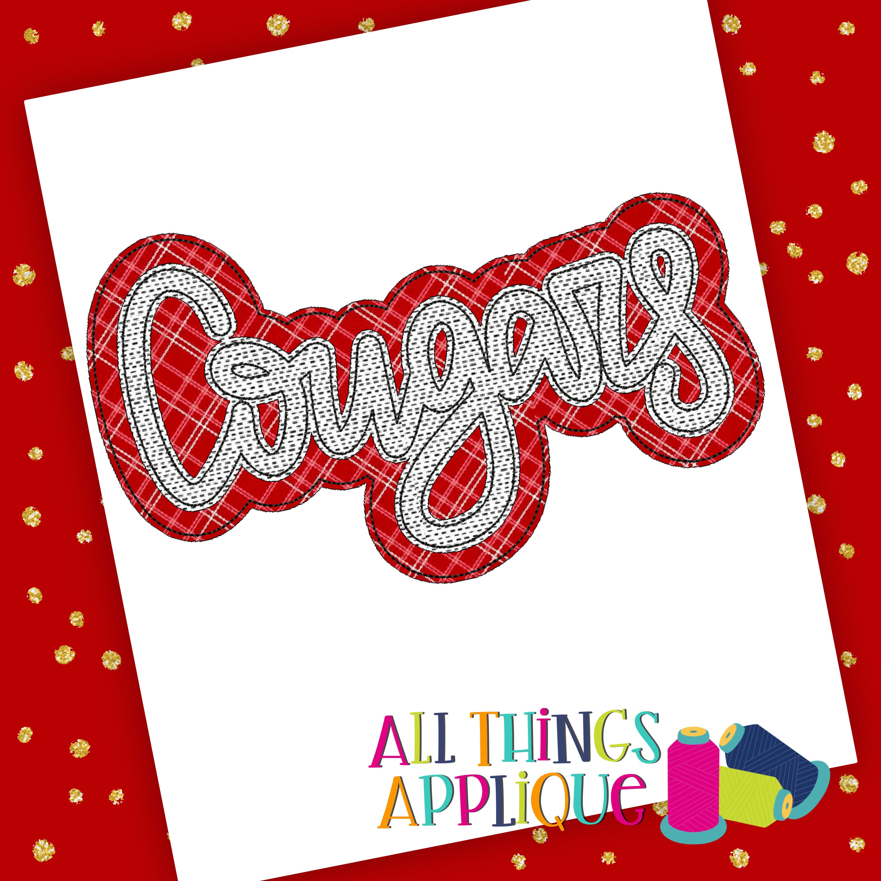 Double Applique Alphabet Designs