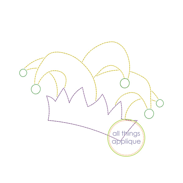 Jester Hat - Bean – allthingsapplique