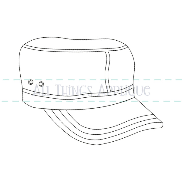 Military Hat – allthingsapplique