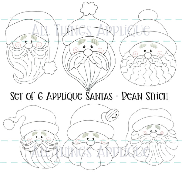 Santa Applique Design Bundle – allthingsapplique