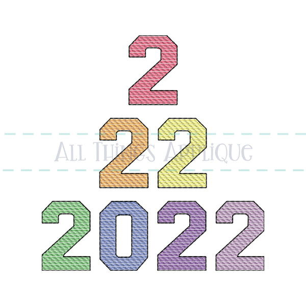 Copy of Curly 2s for TwosdayTwos for Twos Block 2s Stacked in Date ...