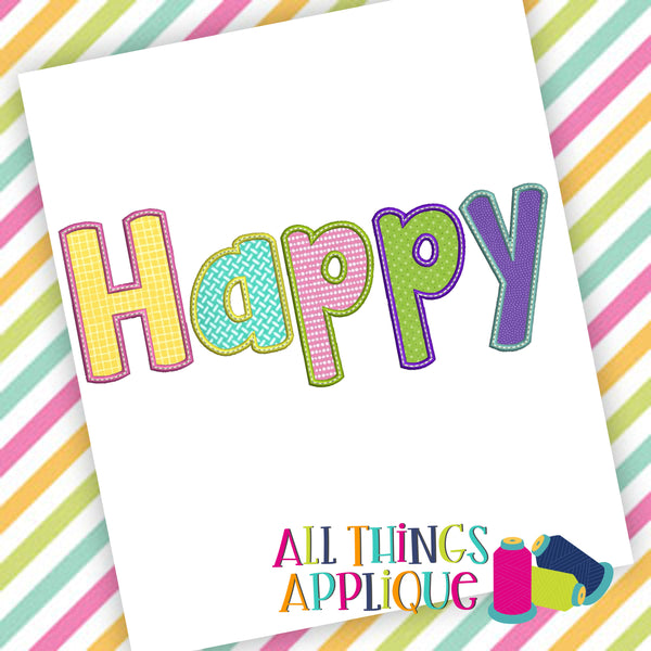 Happy Applique Alphabet – allthingsapplique